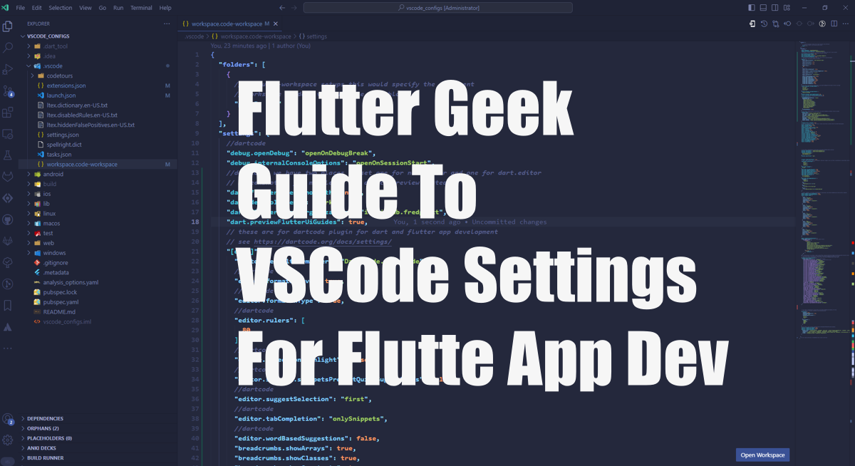 Flutter Geek Guide To VSCode Settings For Flutter App Dev | by Fred ...