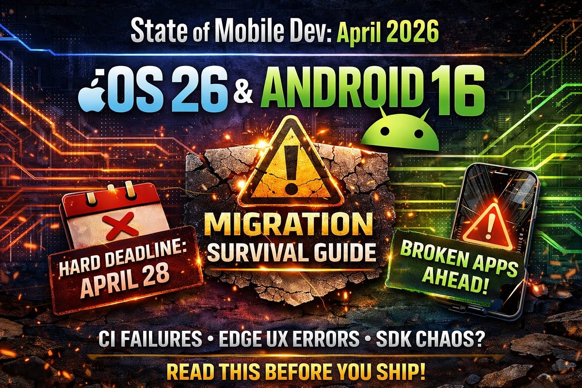 State of Mobile Development (April 2026): The Survival Guide for iOS 26 ...