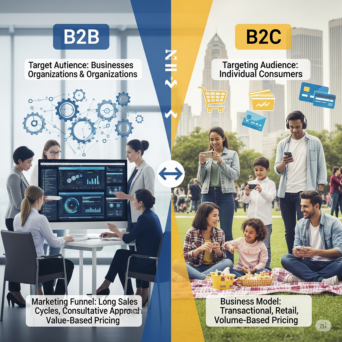 B2B vs B2C Products: Key Differences Explained | Stackademic