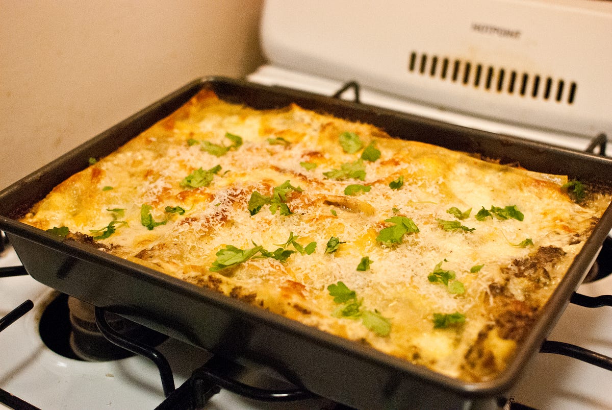 Pinboard Cooking Challenge #13: Brussels Sprout and Mushroom Lasagna ...