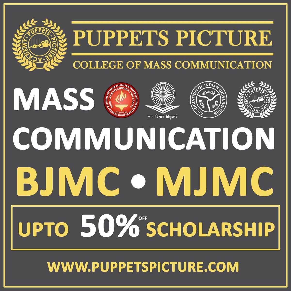 Top college for BA Journalism and mass communication in Noida - puppets picture - Medium