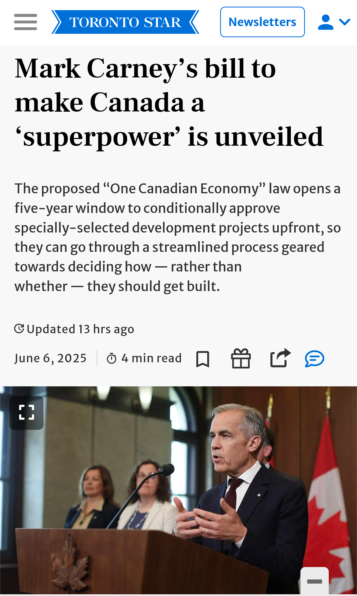 Promises, Pipelines, and Political Theater: Mark Carney’s Nation ...