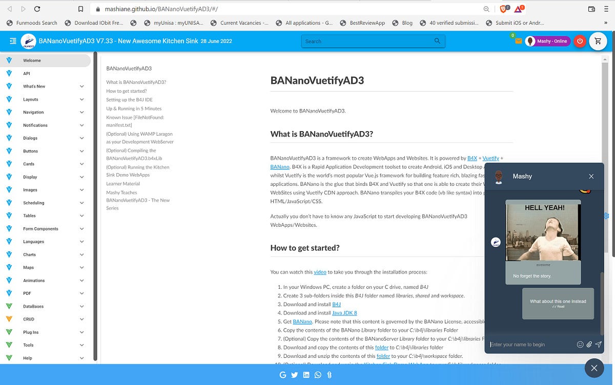 Create Amazing Vuetify WebApps using BANanoVuetifyAD3 — Part 1 | by Anele Mbanga | Medium