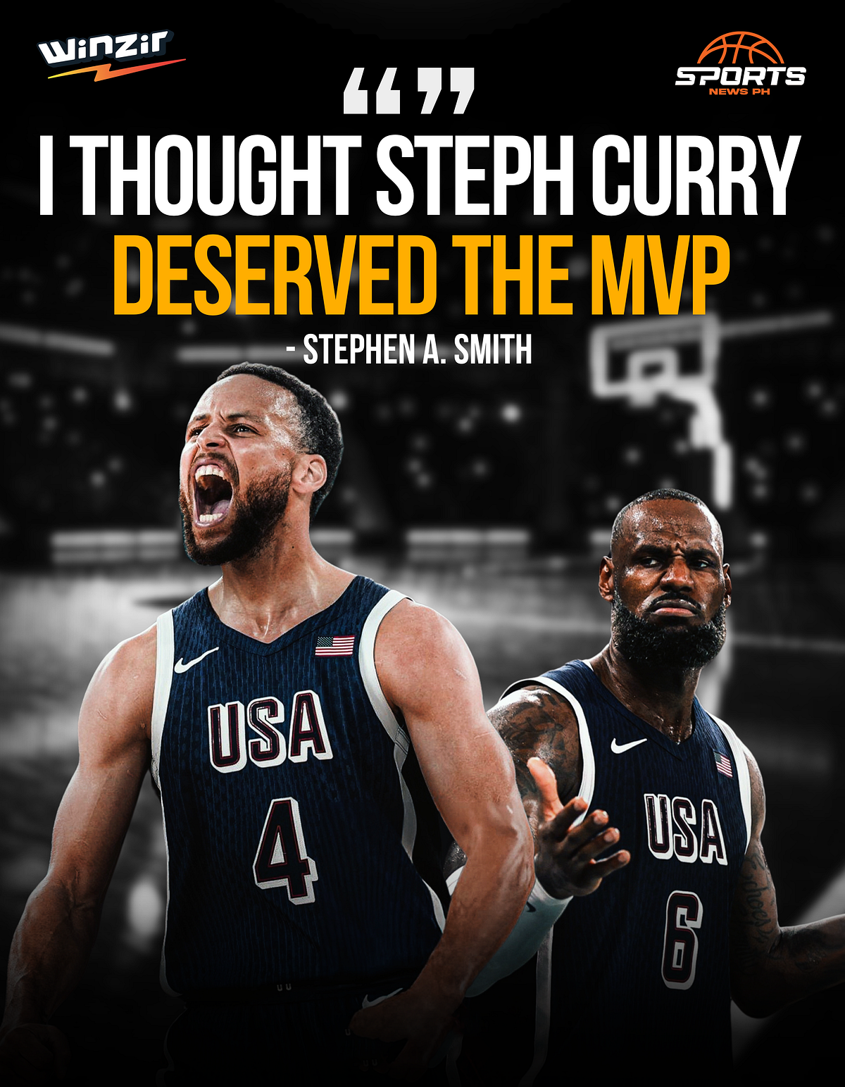 Stephen A. Smith: Steph Curry Deserved Olympics MVP Over LeBron James ...