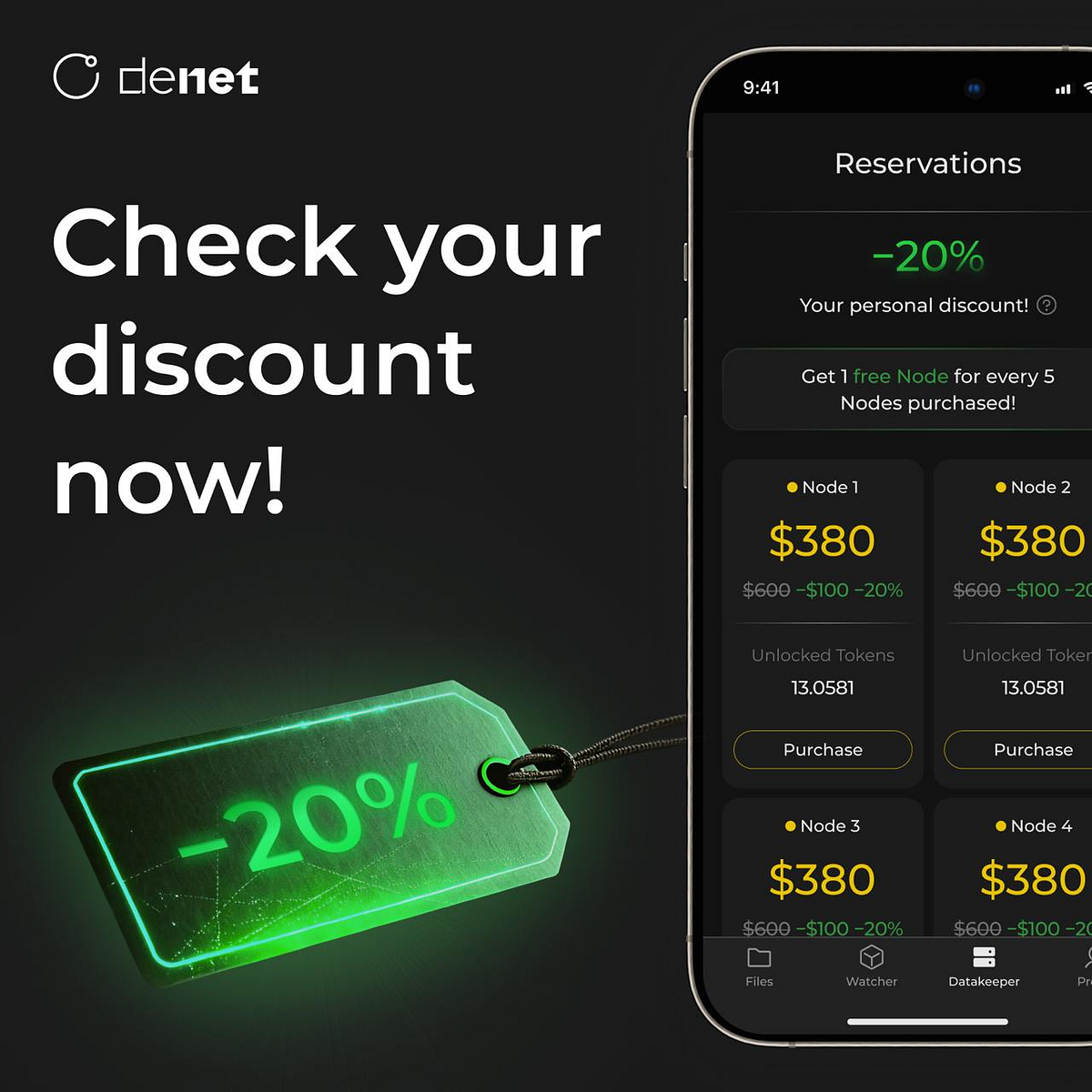 Slash Up to 20% Off DeNet Nodes Before April 16 — Act Now! | by Shelley Mae | Apr, 2025 | Medium