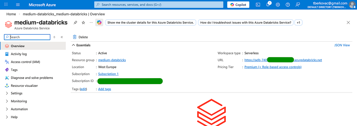 Get started with Databricks — PART 1 | by Tarik Berkovac | Towards Dev