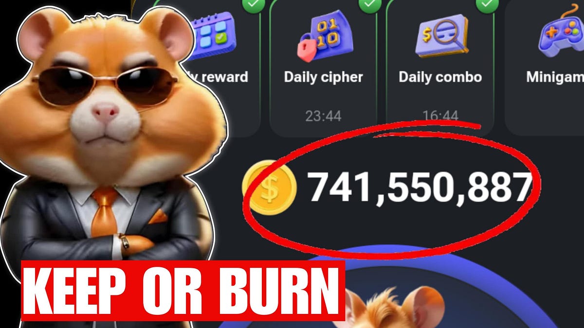 WARNING! Keep or Burn Hamster Kombat Coins? Don’t Make This Costly ...