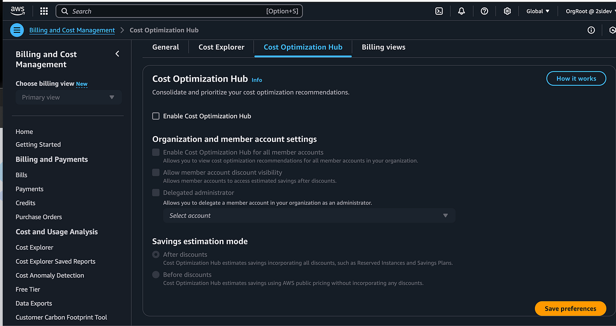 AWS Cost Optimization Hub. The Hub is free — but check out the… | by ...