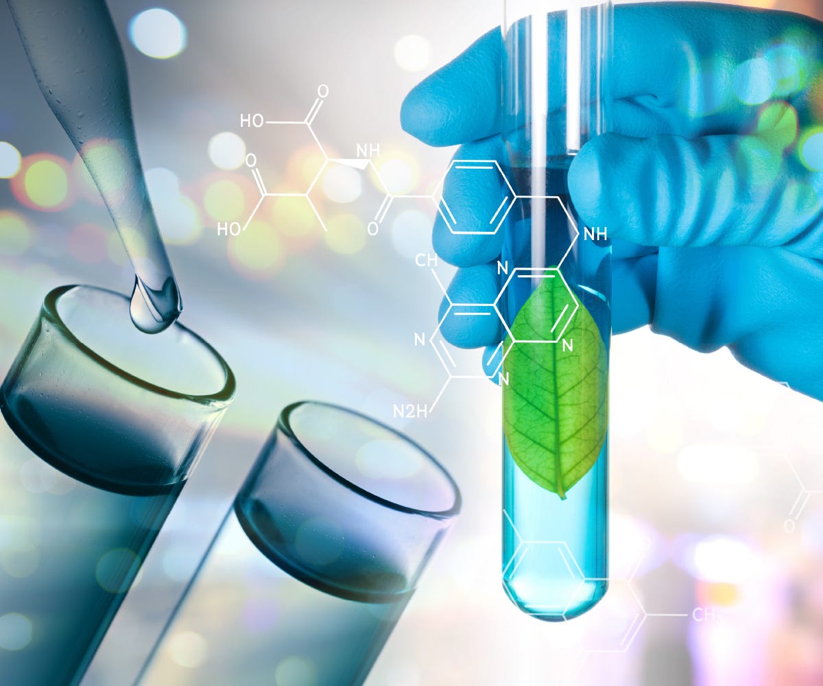 Various life science reagents; used in scientific, pharmaceutical, and ...