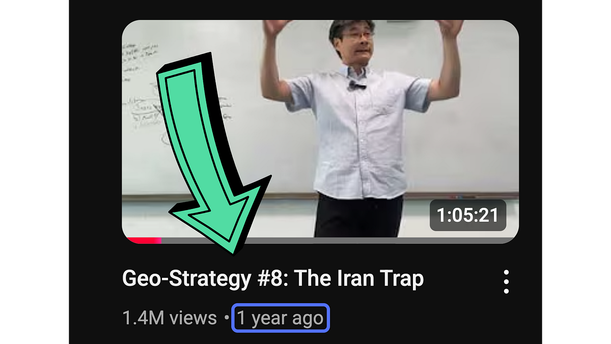 A Summary of Professor Jiang’s Viral US-Iran War Prediction Video(1 ...