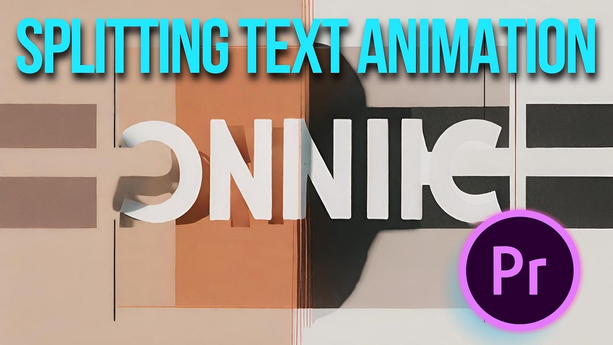 How to Create Splitting Text Animation Effect Premiere Pro 2024 - Benard Kemp (Coach and ...