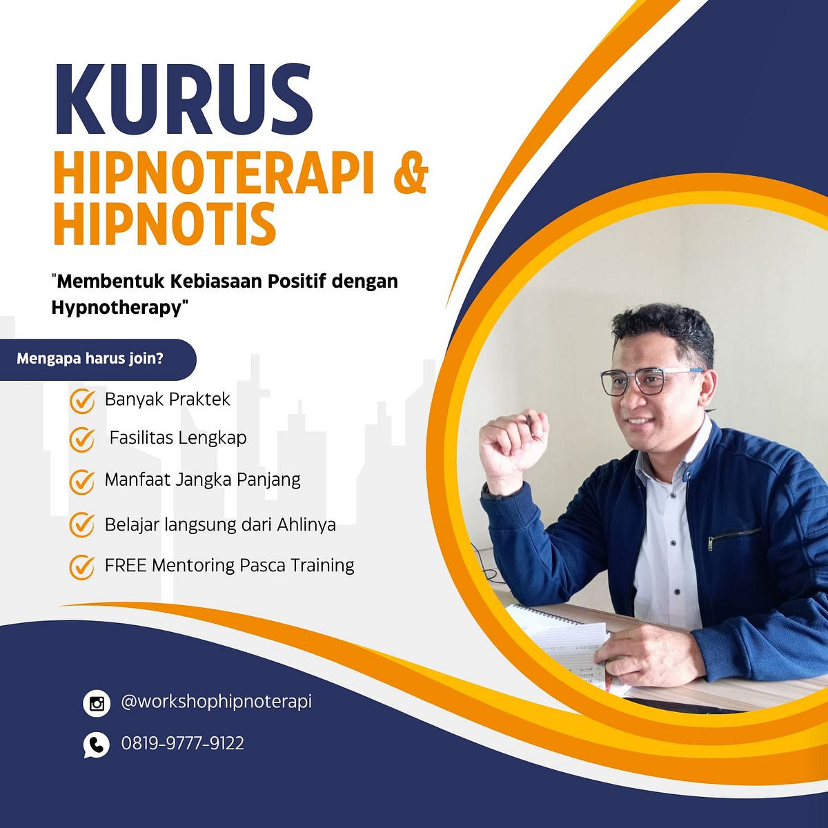 DAPAT GELAR, WA 0831–3000–0564, Training, Makassar - workshophipnoterapiberlisensi - Medium