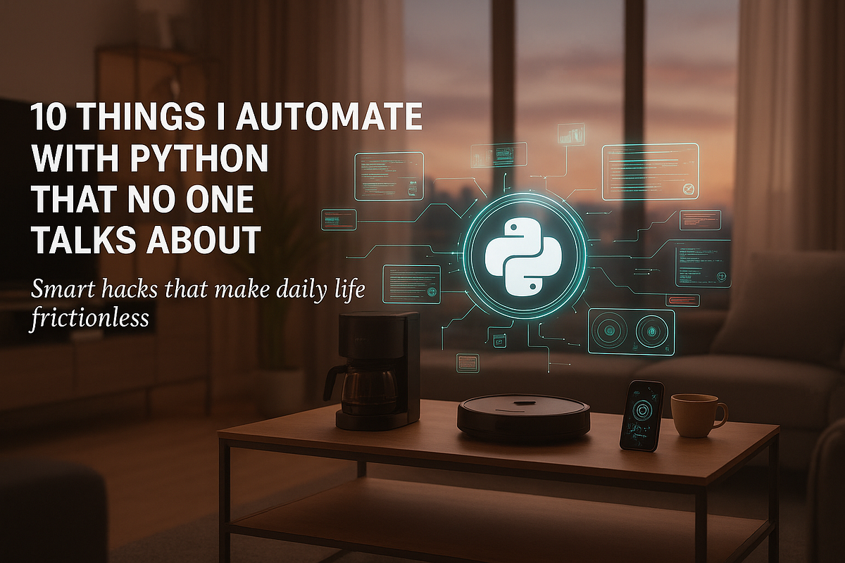 10 Things I Automate With Python That No One Talks About | by Hassan Nauman | Stackademic
