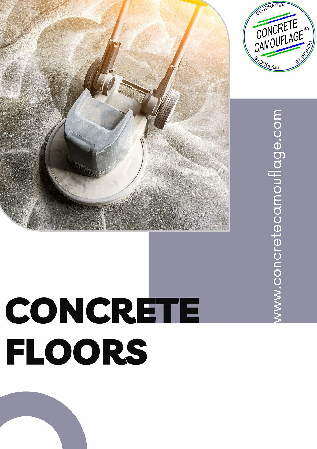 Concrete floors - Concrete camouflage - Medium