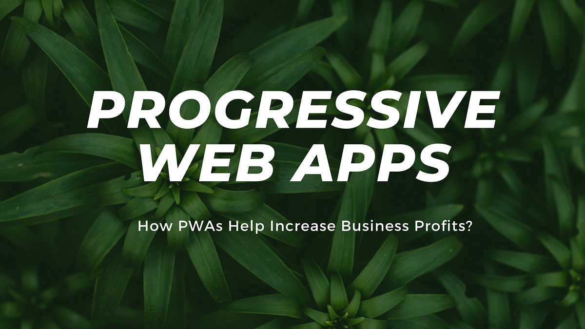 How Progressive Web Apps Help Brands Increase Profits? | by Shweta ...