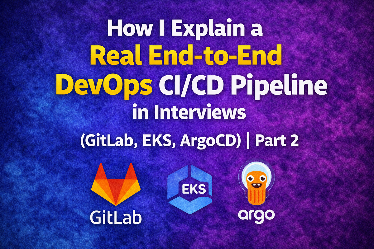 How To Explain a Production CI/CD End-To-End Project in DevOps SRE ...