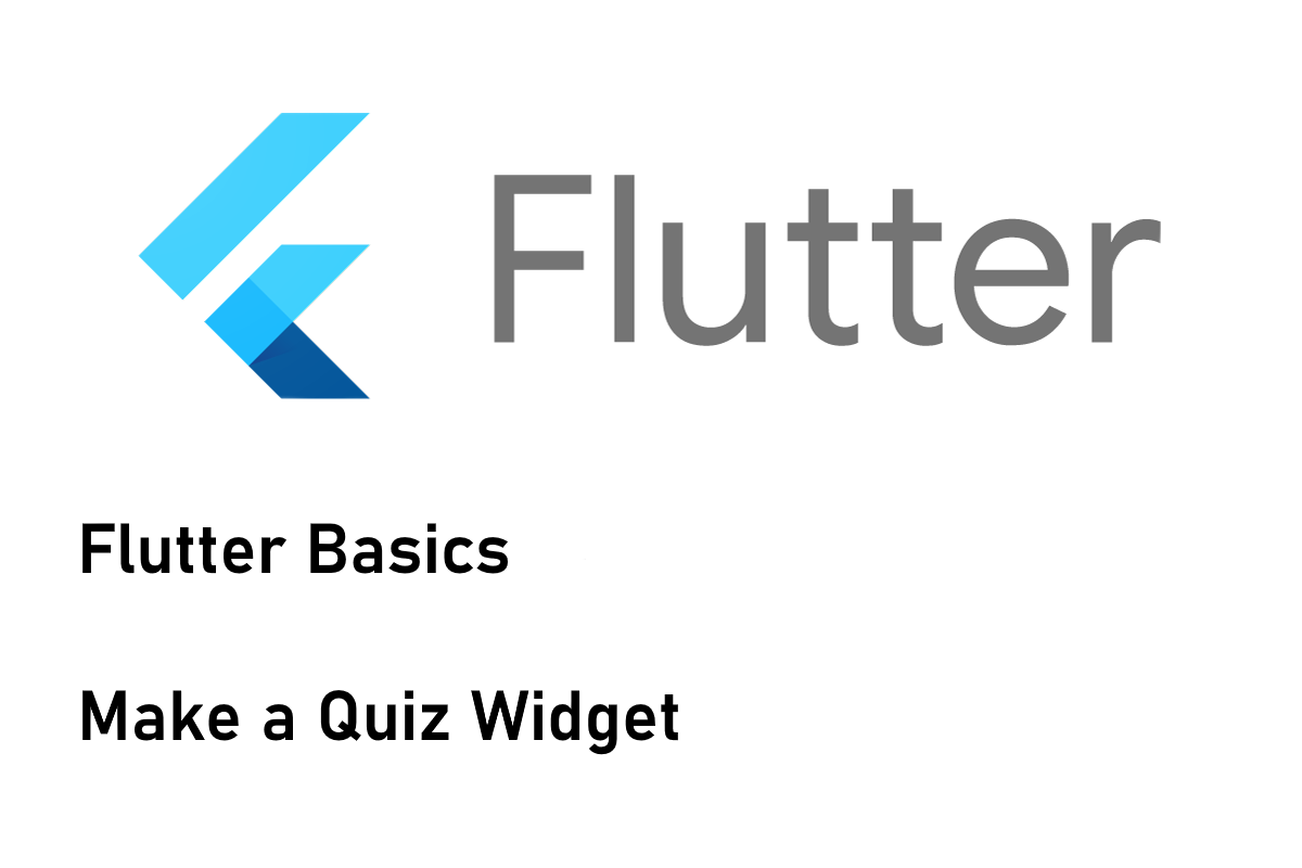 How To Make A Simple Quiz Page Widget For Flutter Apps | by xeladu | Level Up Coding