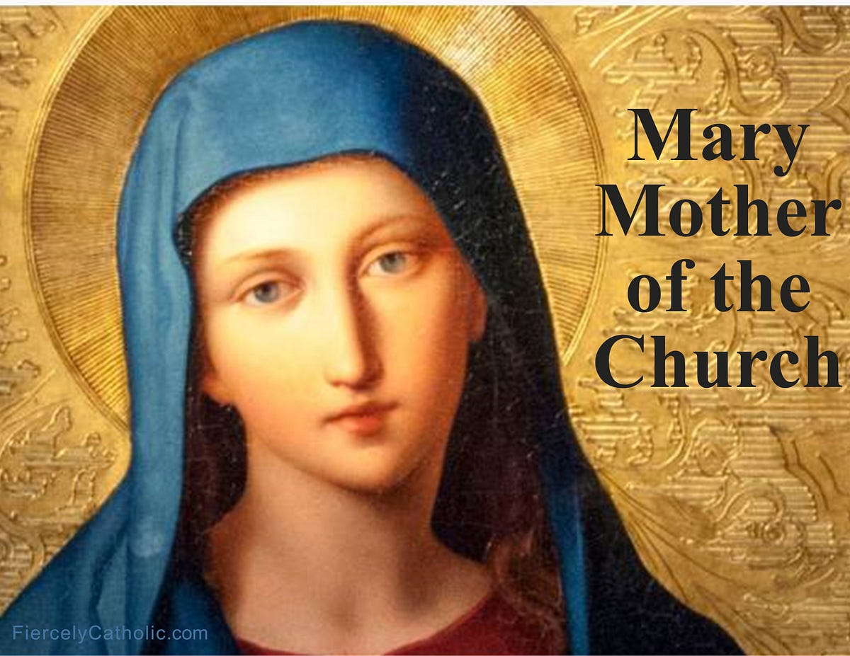 The Blessed Virgin Mary, Mother of the Church | by Fiercely Catholic ...