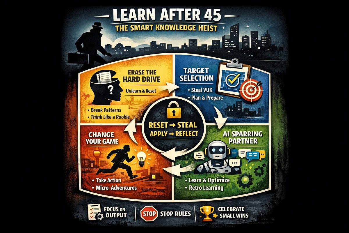 Learn After 45. Reset, Steal Smartly to Learn Better | by Christophe ...