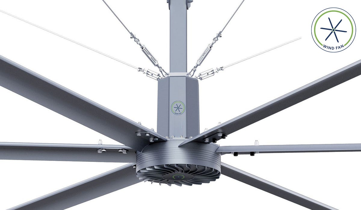 How HVLS Fans Contribute to Energy Efficiency and Cost Savings | by Wind Fan | Jun, 2024 | Medium