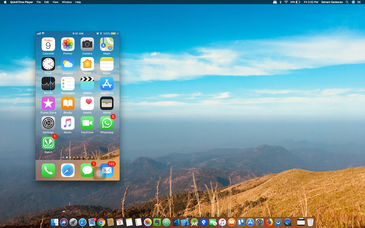 How to mirror your smart phone screen in Mac OS X | by Selvam Sankaran ...