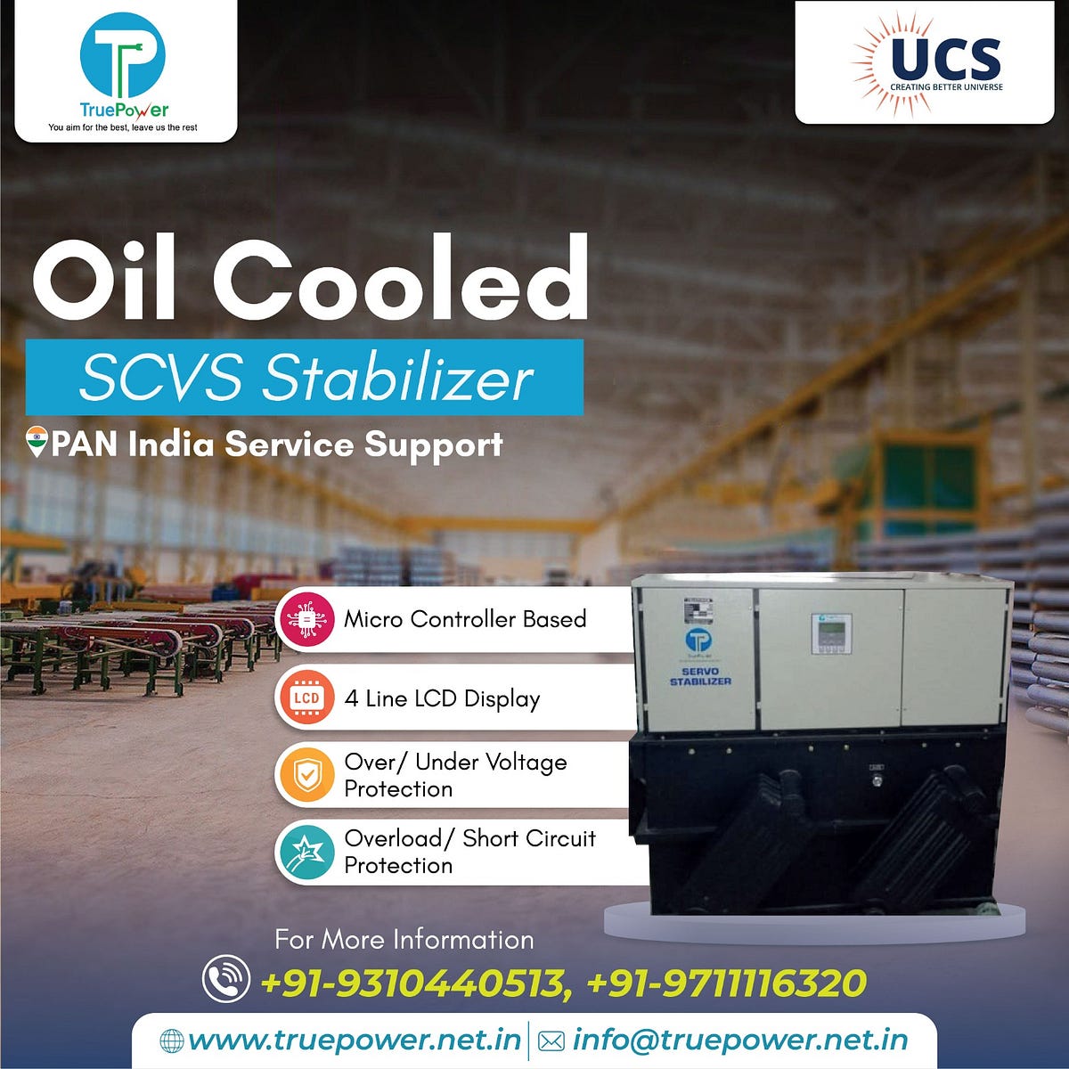 Oil Cooled SCVS - True Power - Medium