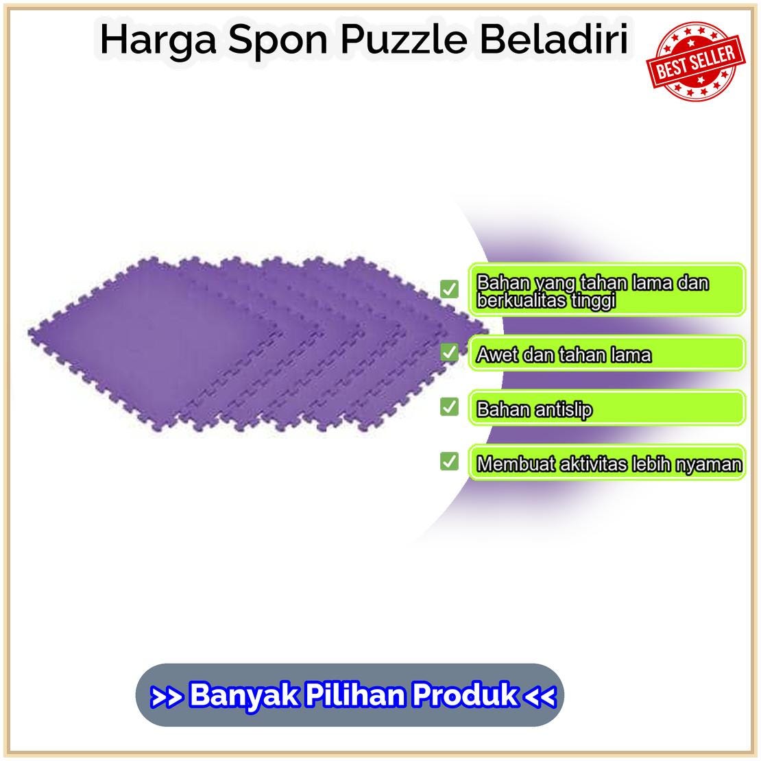 Harga Spon Puzzle Beladiri - Matras Puzzle Tebal - Medium