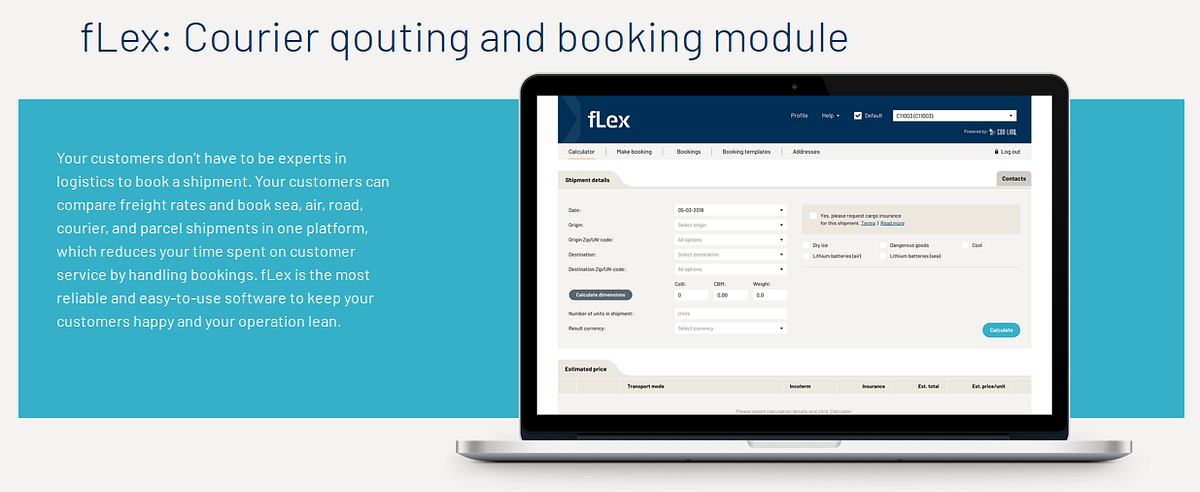 FLex: Courier Qouting and Booking Module | by Con Linq | Medium
