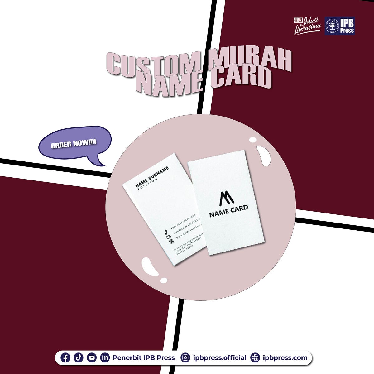 TERBAIK, Cetak Name Card Murah Bogor, 0878 – 7354 – 7779 Cetak Name ...