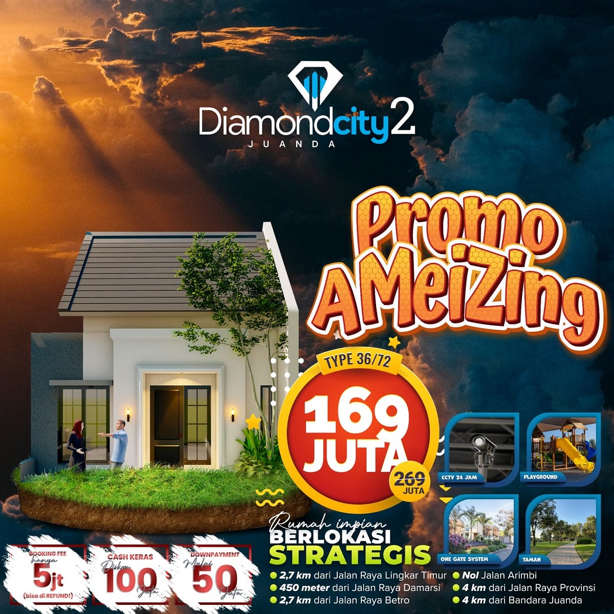 Promo Mei Harga 100 Jutaan. 🔊 NEW LAUNCHING 🔊 DIAMOND CITY… | by ...