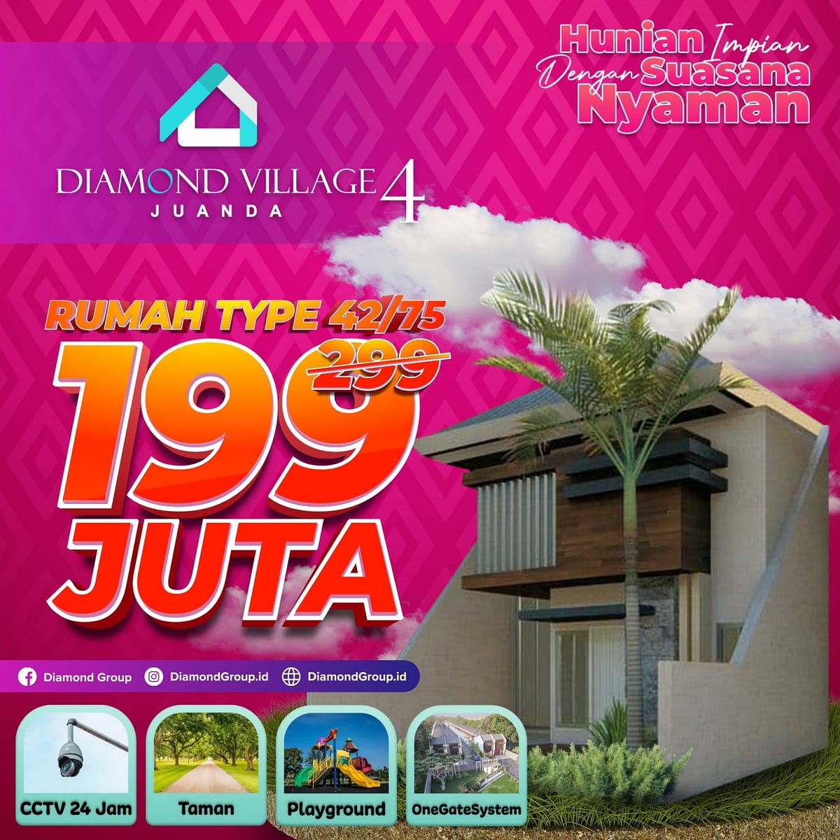 Rumah Sidoarjo Termurah Harga 100 Jtan Type 42'75 - perumahan sedatisidoarjo - Medium