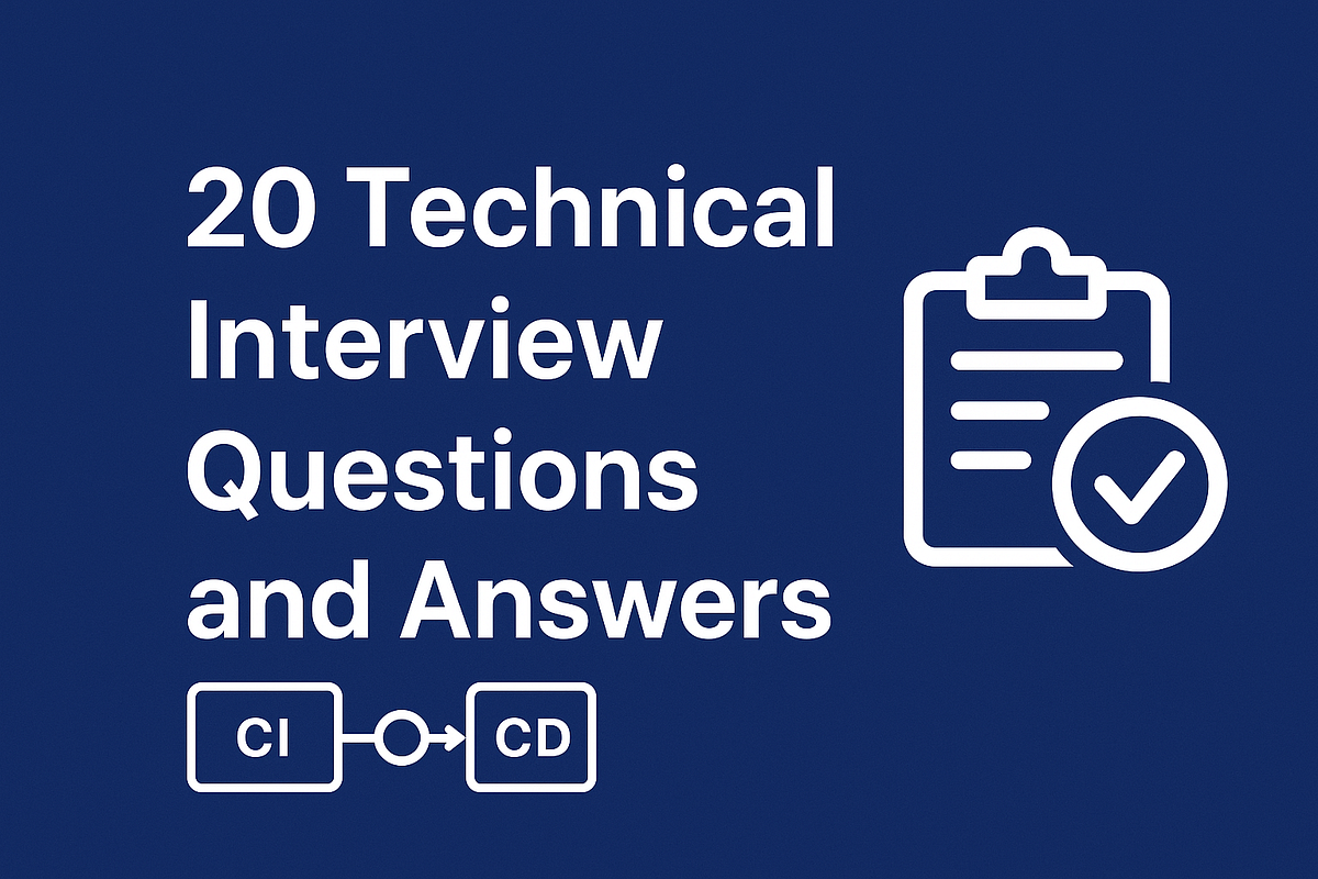 Top 20 DevOps & SRE Interview Questions and Answers | by Riya Sharma | Nov, 2025 | Medium