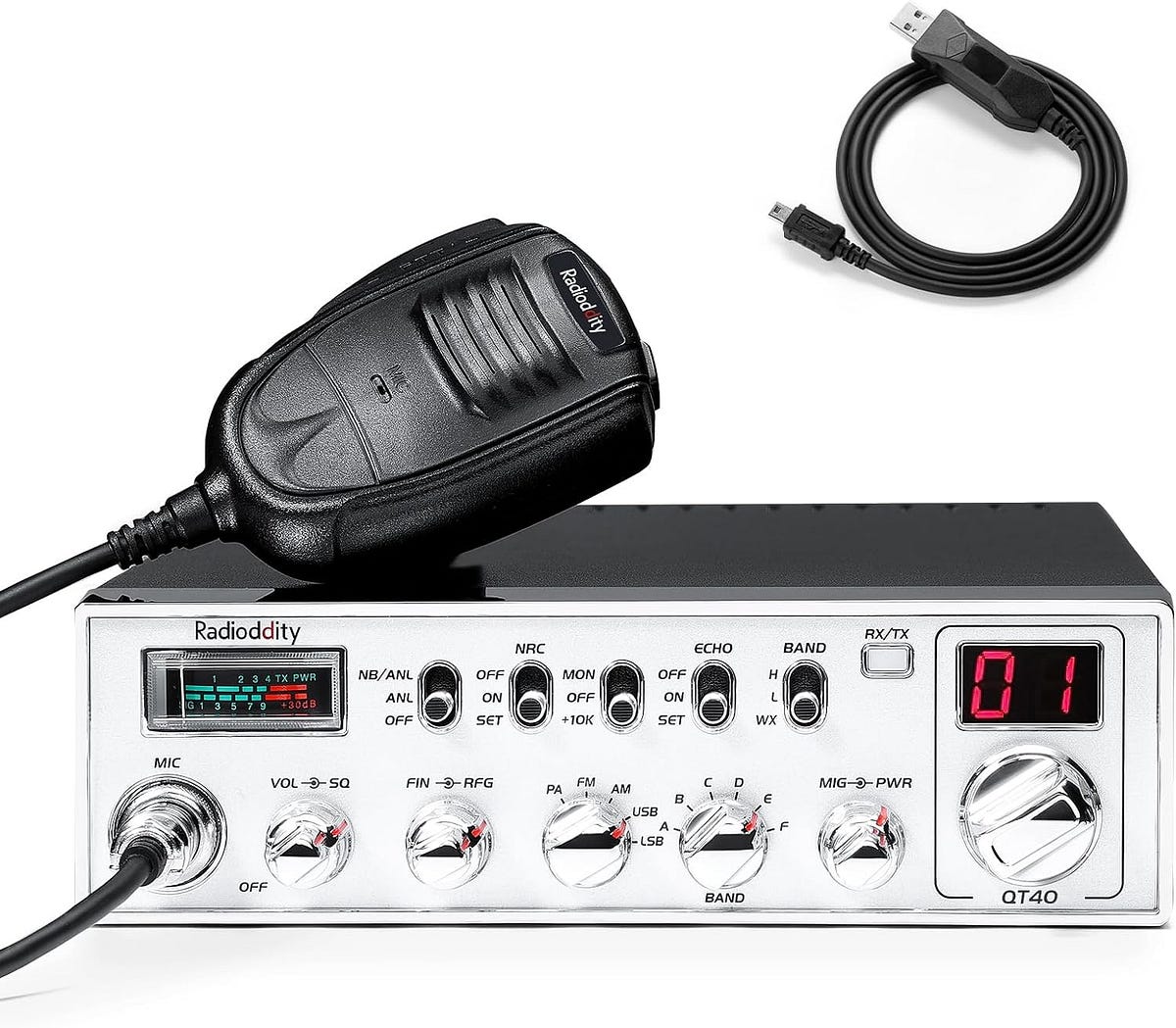 For Sale: Radioddity QT40 40W 10 Meter FM/AM/SSB/PA Ham Radio ...