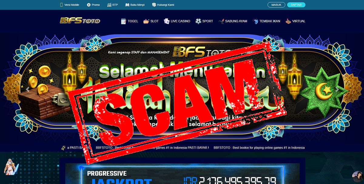 BBFSTOTO: Situs Scammer Berkedok Judi Slot Online, Waspada! | by Mr ...