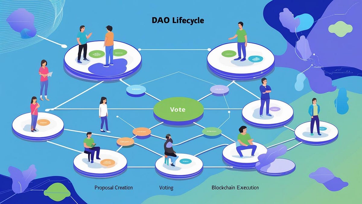 🏛️ DAOs (Decentralized Autonomous Organizations) Explained: The Future of Digital Collaboration ...