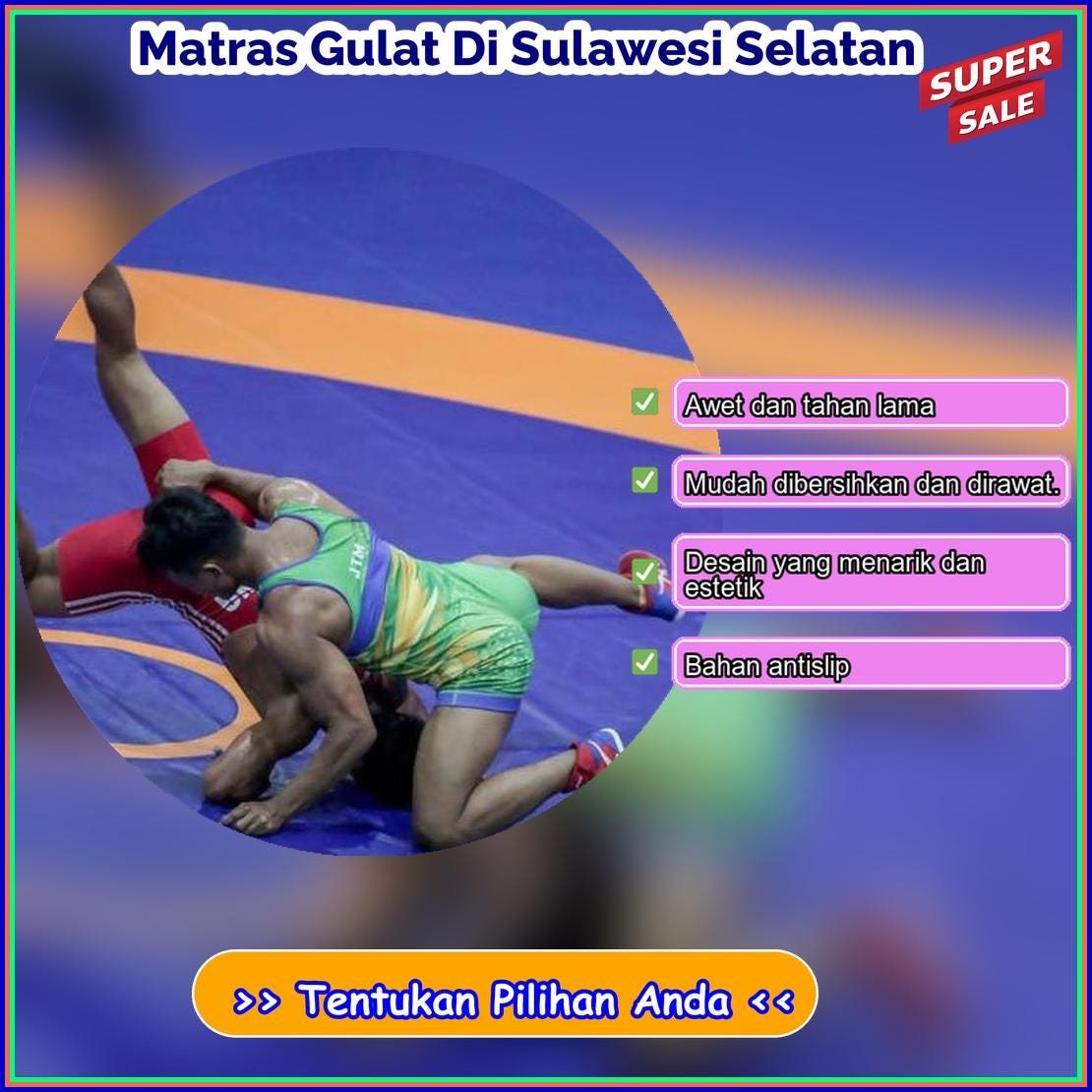 Matras Gulat Di Sulawesi Selatan - Matras Judo - Medium