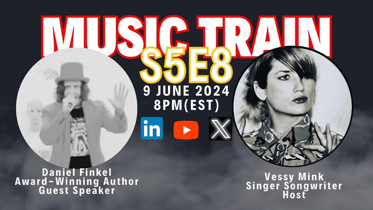 Daniel Finkel to Feature on E8S5 MUSIC TRAIN YouTube | by BK HAN | Medium