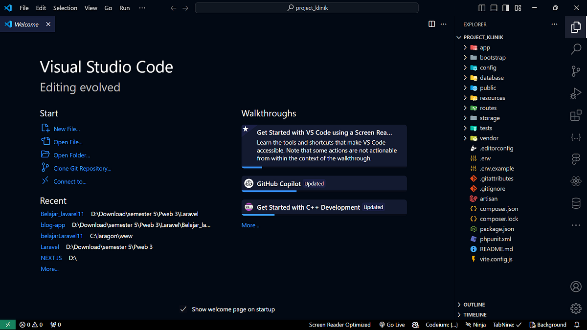 Pemprograman Web 3 dengan Laravel dasar | by Amirudinfahmi | Sep, 2024 ...