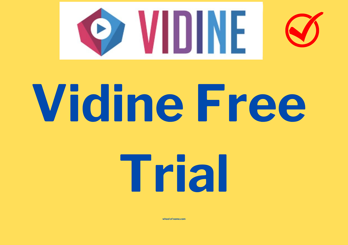Vidine Free Trial for 2024 - Have full Access Now! | Medium