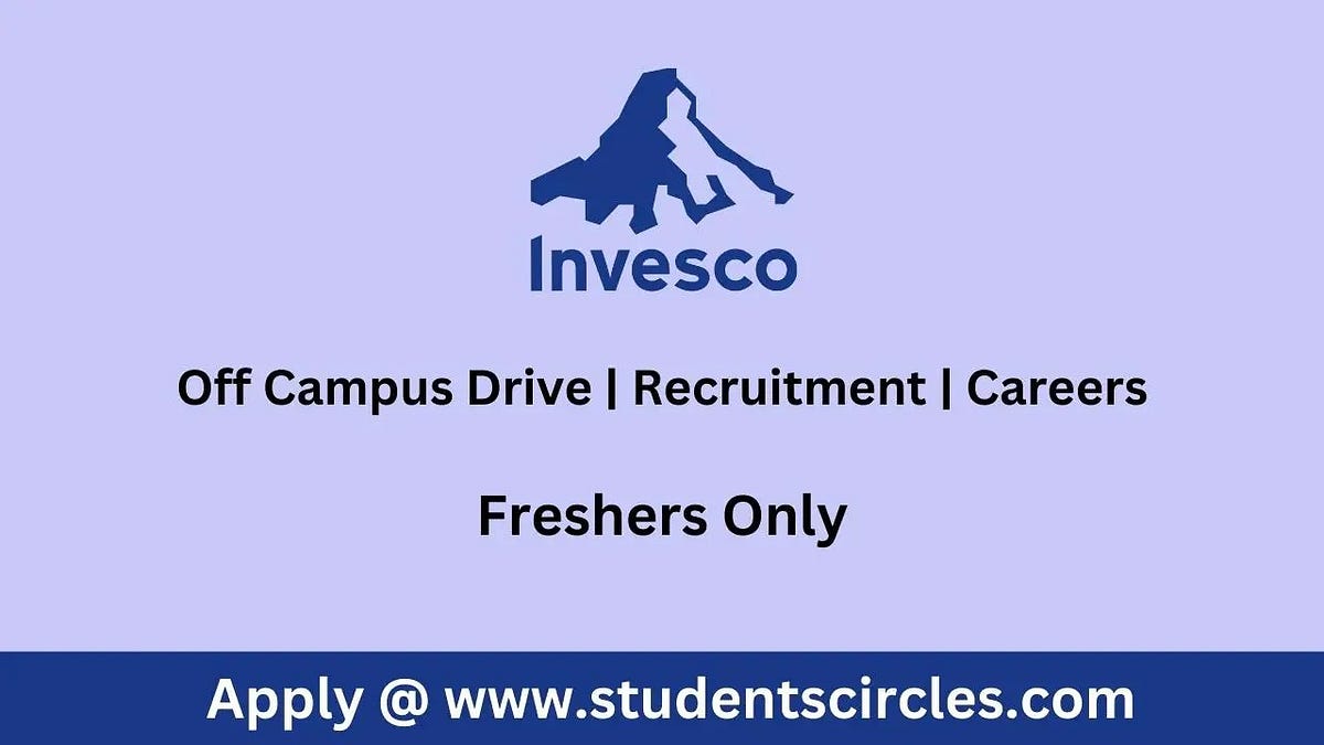 Invesco Recruitment 2023 | Fresher | Direct Link | by V G Selvam | Medium