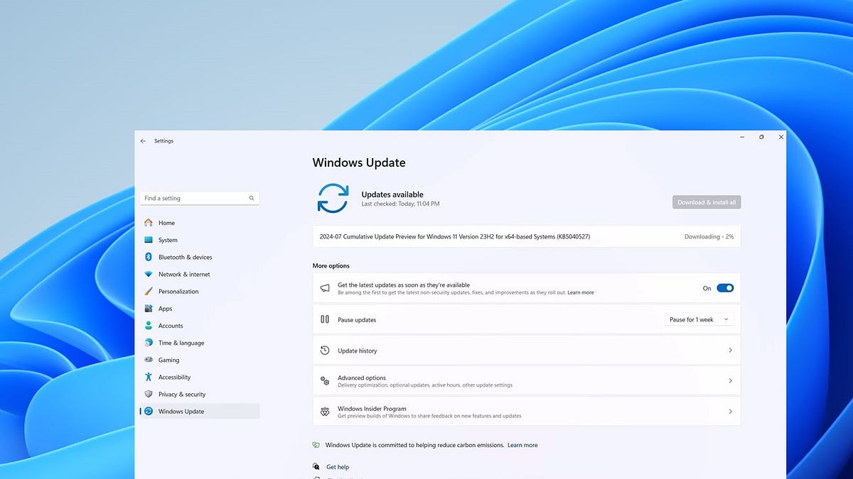 Download Windows 11 KB5040527| August 2024 Preview Update | What’s new ...