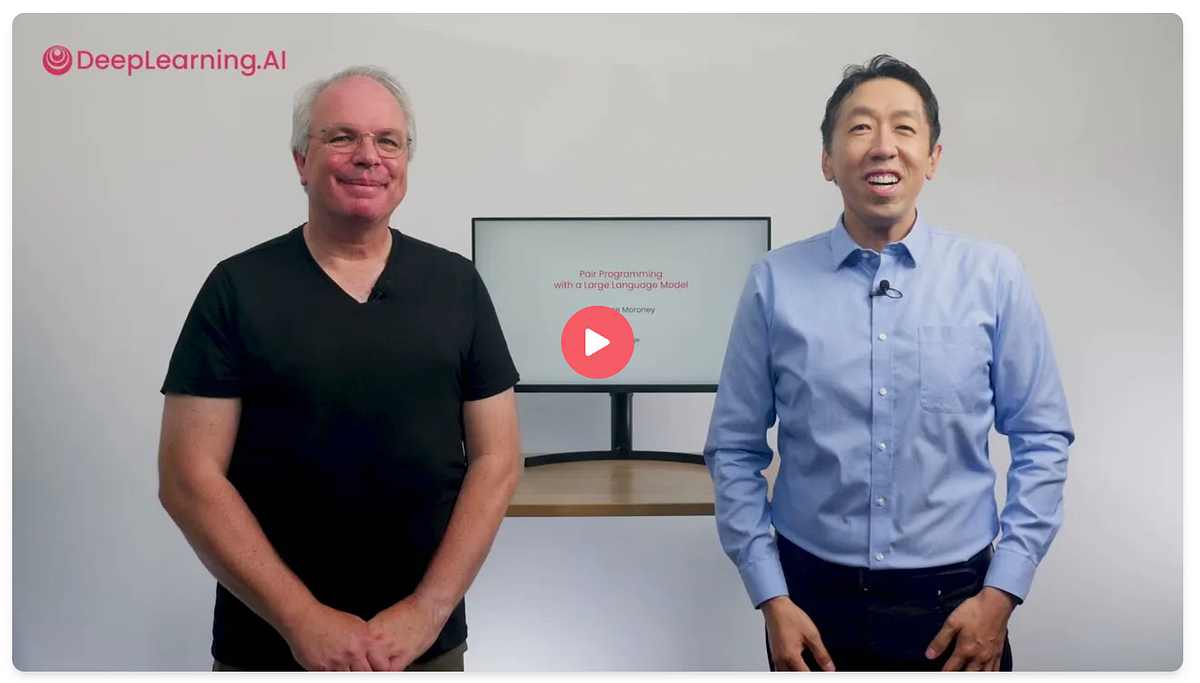 My Experience Completing the deeplearning.ai Short Course “Pair Programming with a Large ...