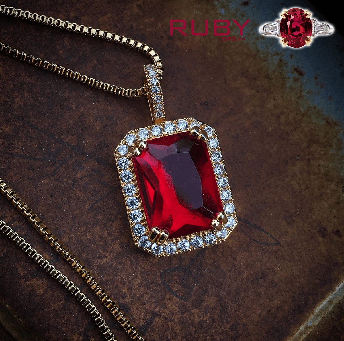 Ruby stone pendant. Boost your energy by wearing ruby stone… | by ...
