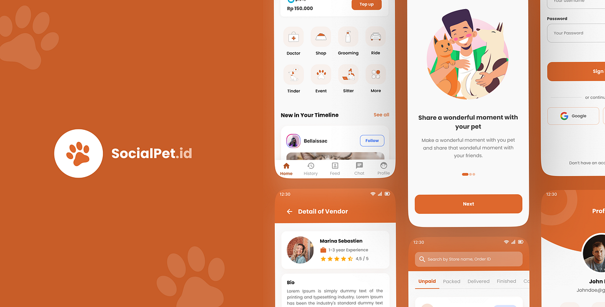 UI/UX Case Study : SocialPet.id by Onlenkan | by Rizka Dwita | Medium