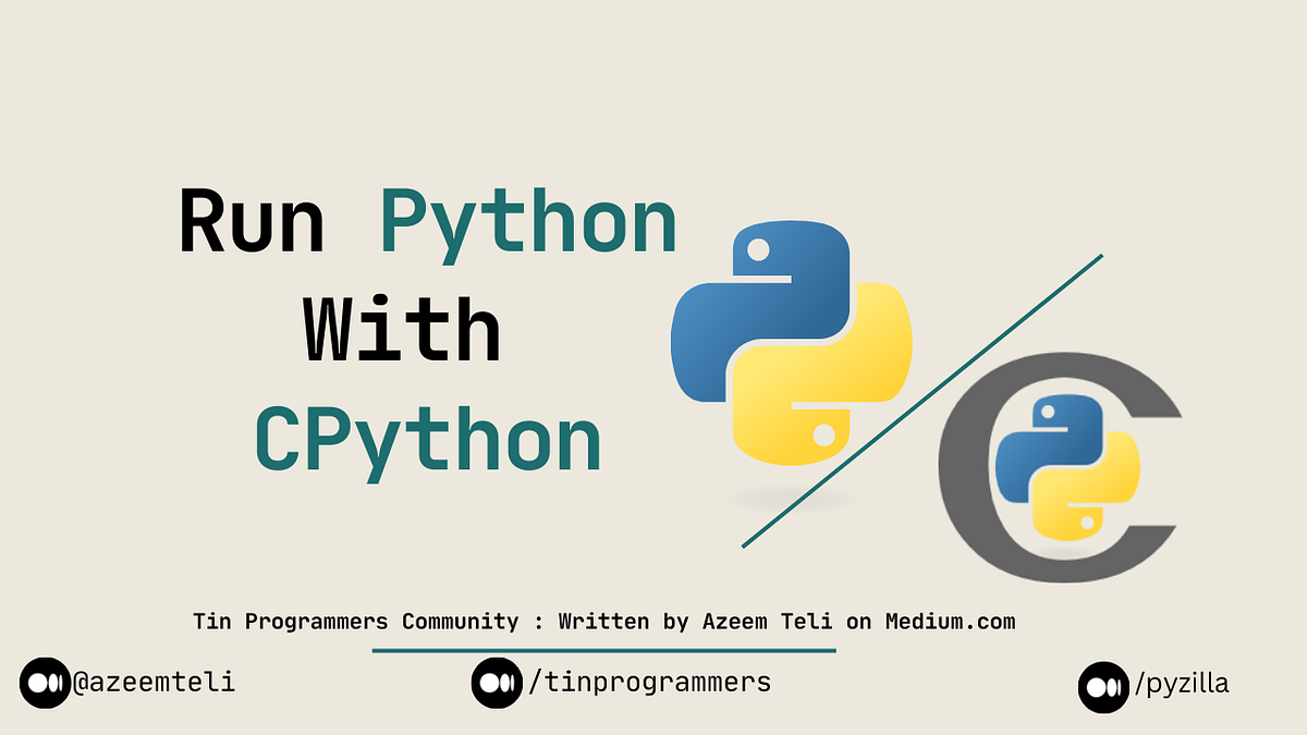 Run Python Code 80x Faster with Cython | by Azeem Teli | PyZilla | Python | Medium