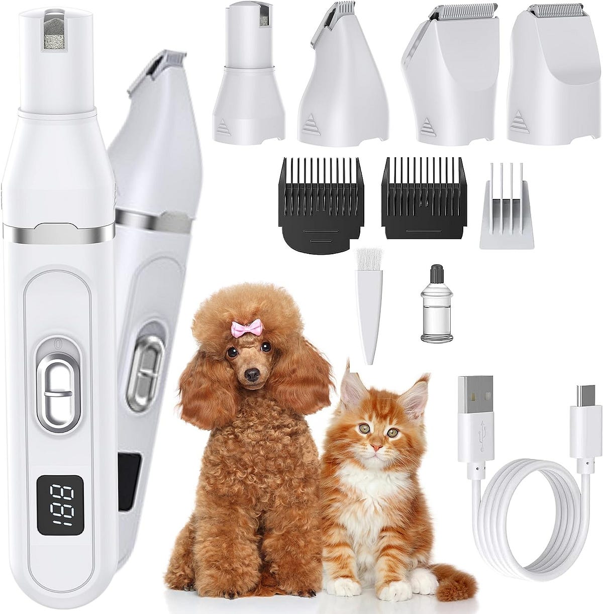 PetGoodie 4-in-1 Pet Grooming Kit: A Comprehensive Solution for Precise ...