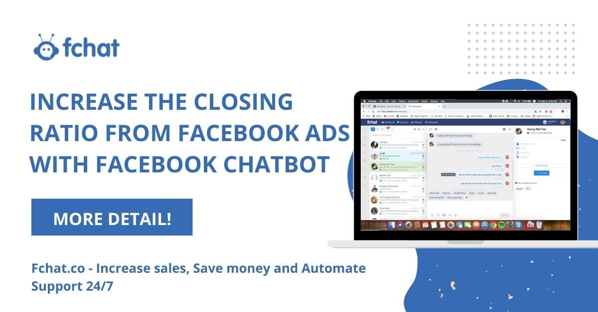 INCREASE THE CLOSING RATIO FROM FACEBOOK ADS WITH FACEBOOK CHATBOT ...