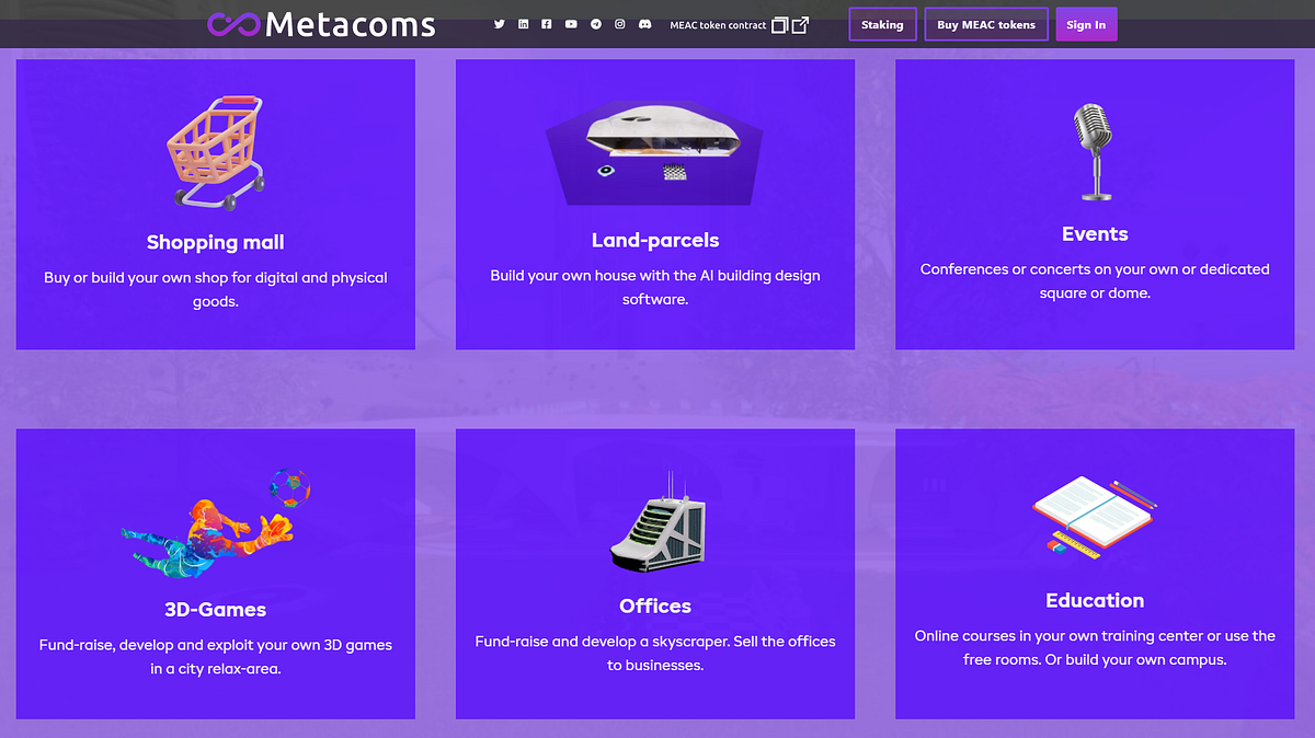 MetaComs — The Next Generation Smart Metaverse | by blitz007x | Medium
