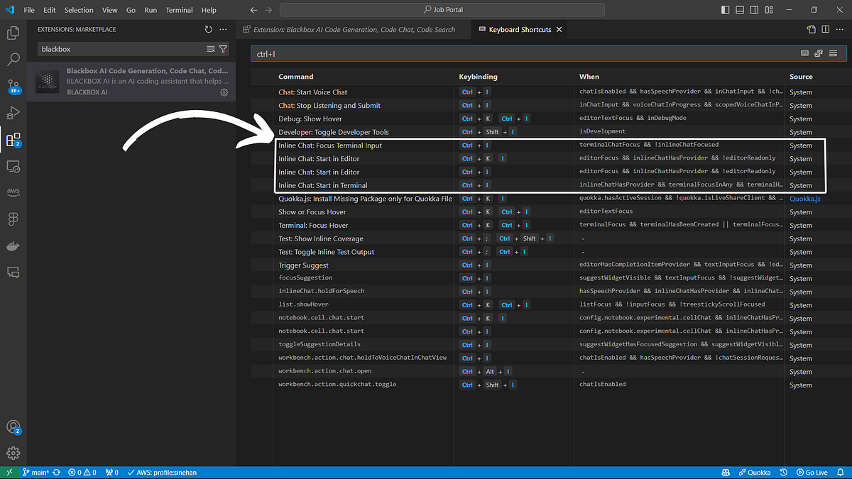 Resolving the ‘extension.triggerOnCtrlI’ Command Not Found Error in VS Code | by Sinehan S | Jun ...
