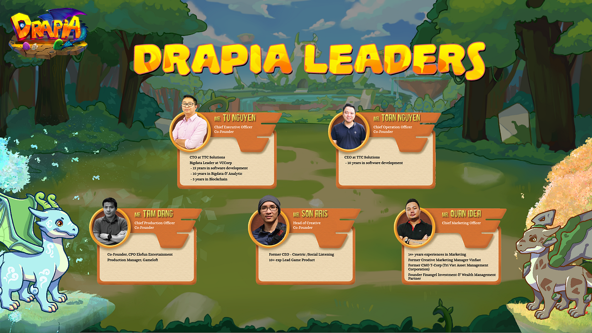 🤝 DRAGON NEWS: OUR DRAGON LEADERS (PART 1) - Drapia - Into the ...